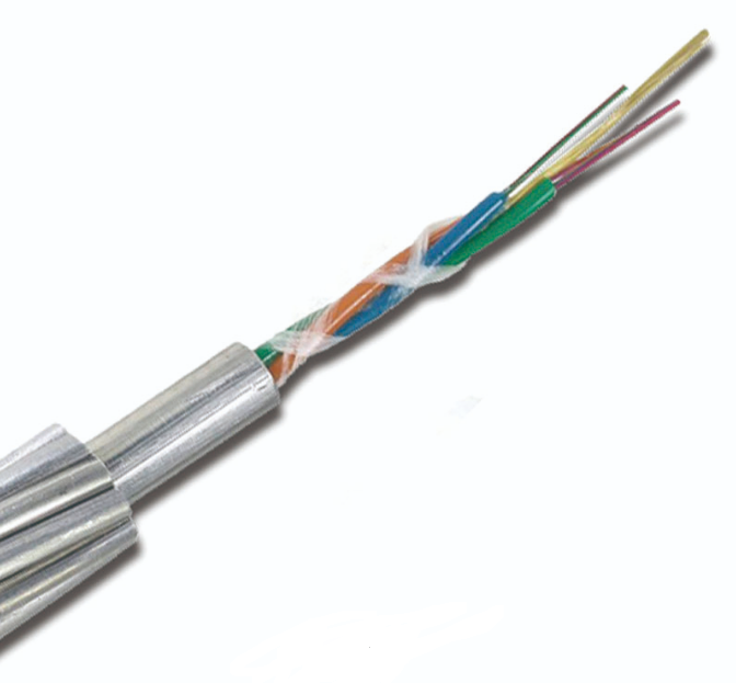 48 Core OPGW Fiber Optic Cable Composite Ground Wire Single Mode