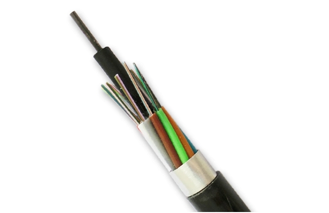 2-144f GYTA Aluminum Armored Outdoor Underground Optical Cable for ...