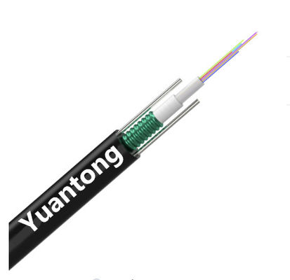 48 Duct Gel Filled Fiber Optic Cable , G652d FRP Outdoor Armored Fiber ...
