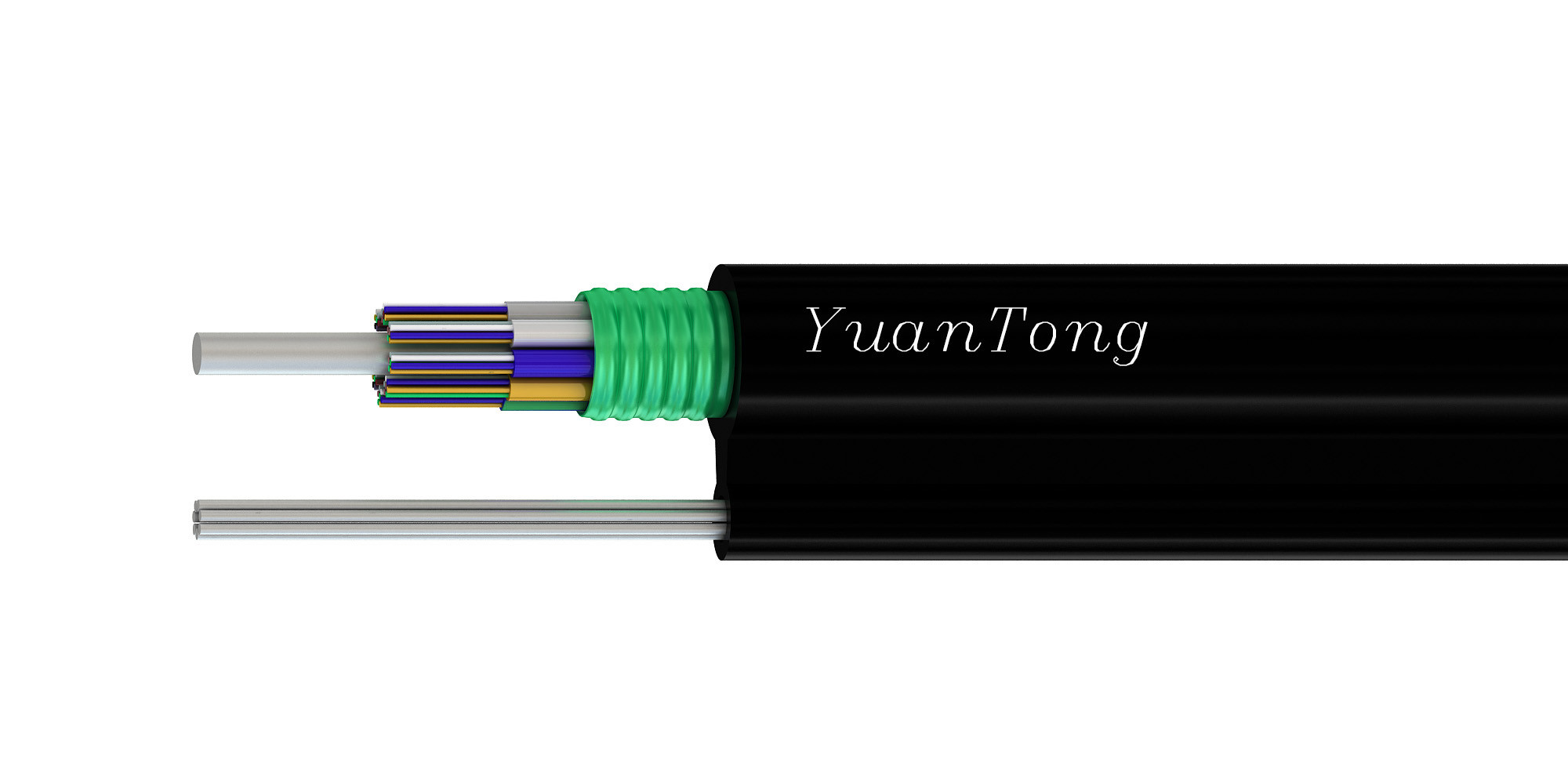 Self Supporting Aerial FTTX FTTH FTTR GYTC8S 6-144f Fiber Optic Cable