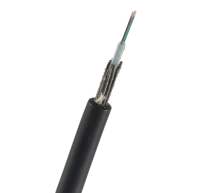 PE Sheath 12 Core Anti Termite Cable , GYXTY04 Overhead Cable Laying