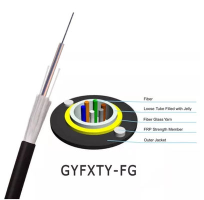 1310nm Gel Filled Fiber Optic Cable , GYTA333 24 Strand Fiber Optic Cable